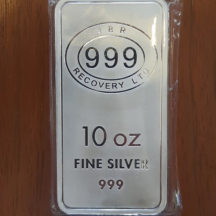 Jual LOGAM MULIA PERAK BATANGAN MURNI 10 OZ JBR BRITAIN SERIES FINE ...