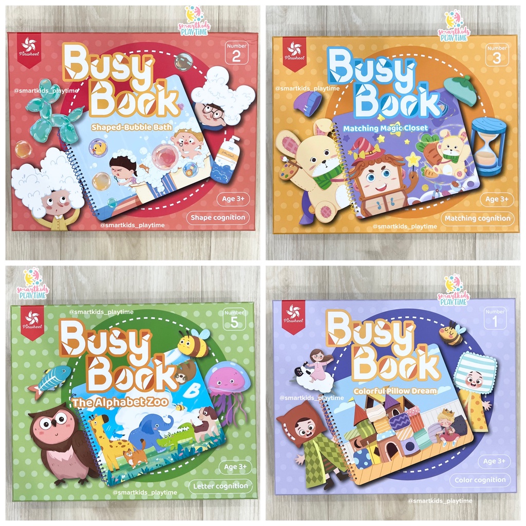 Jual Pinwheel Single Busy Book Activity Book Mainan Edukasi Anak ...