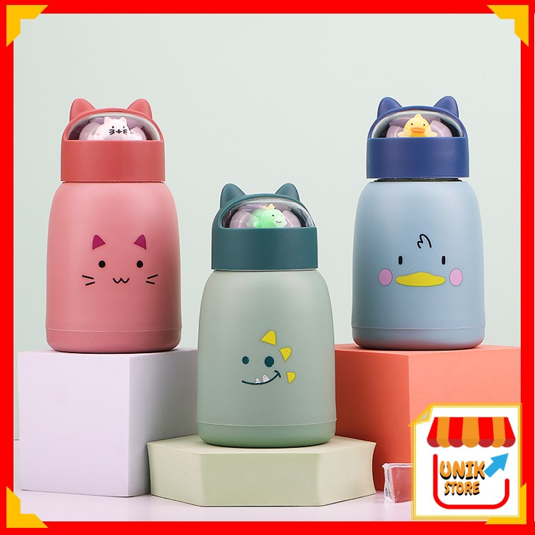 Jual UNIK - Bo1066 Botol Minum Kaca 360ML / Botol Minum Anak Karakter ...