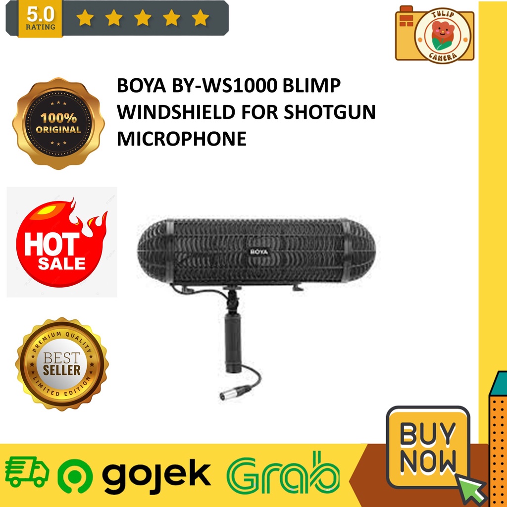Jual Boya BY-WS1000 Blimp Windshield for Shotgun Microphone | Shopee ...