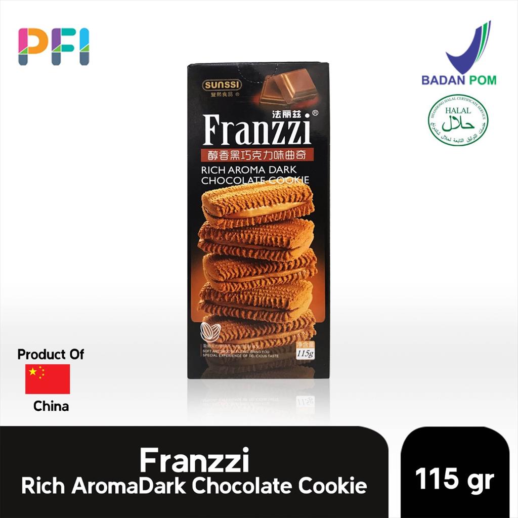 Jual Franzzi Rich Aroma Dark Chocolate Cookie 115gr Box | Shopee Indonesia