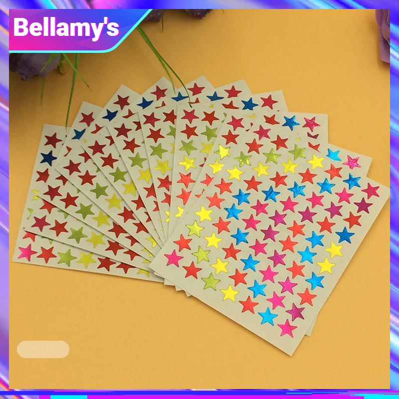 Jual COD ️ 10Pcs/Set Stiker Bintang Colorful Reward Stickers Alat Tulis ...