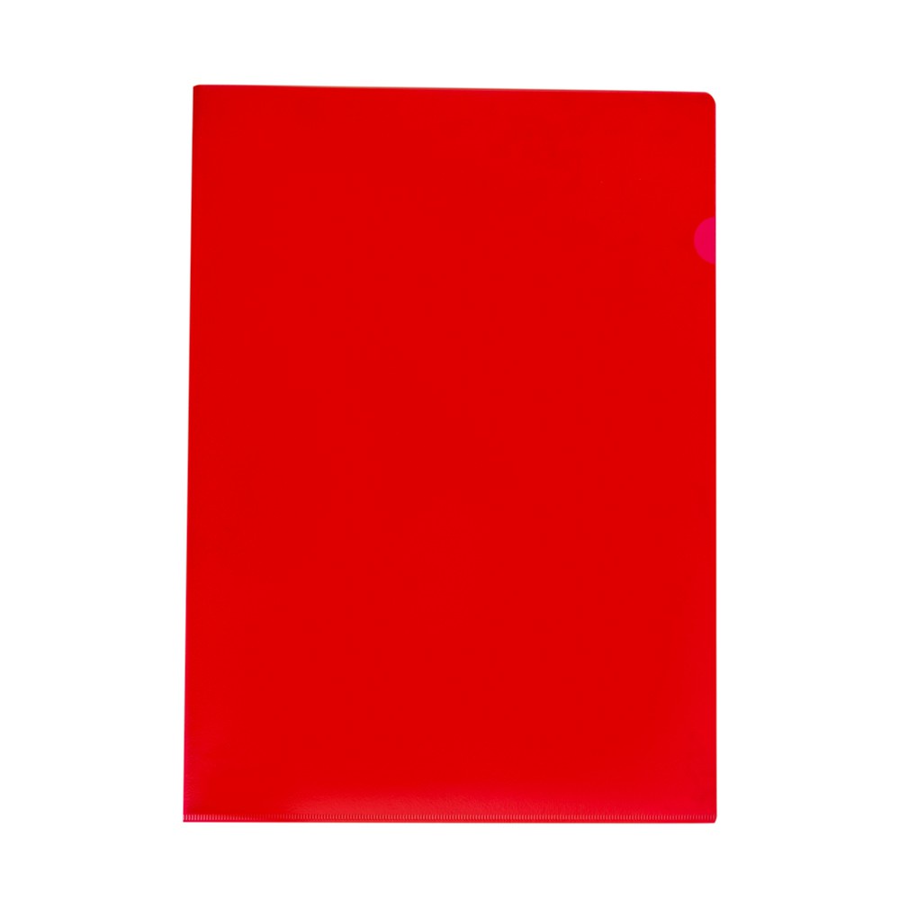 Jual Bantex Map L Plastik Bening Clear Sleeve A4 Red | Shopee Indonesia