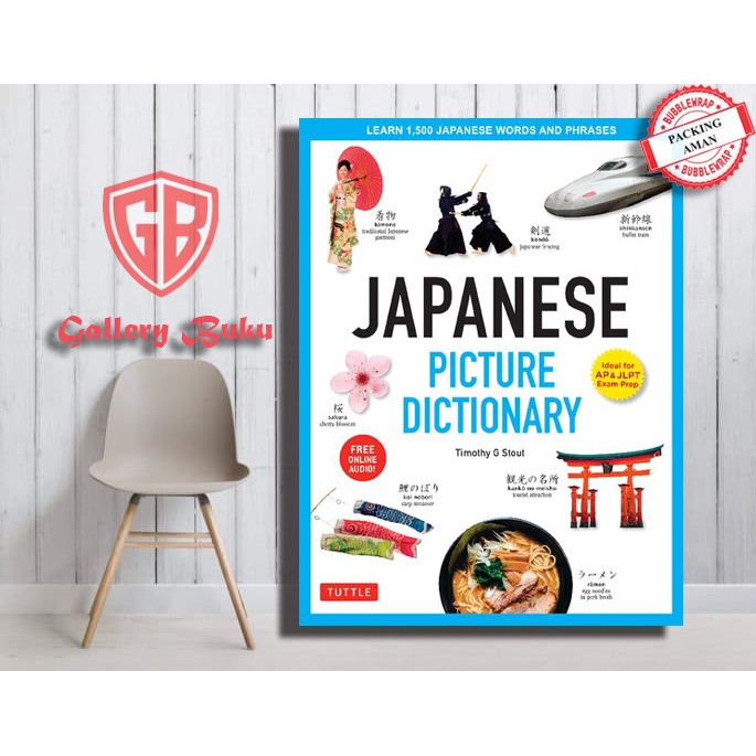 Jual Japanese Picture Dictionary Learn 1,500 Japanese Words | Shopee ...