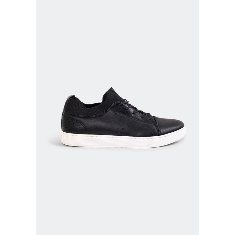 Jual MANZONE Sepatu Casual Pria SANDERS - BLACK | Shopee Indonesia