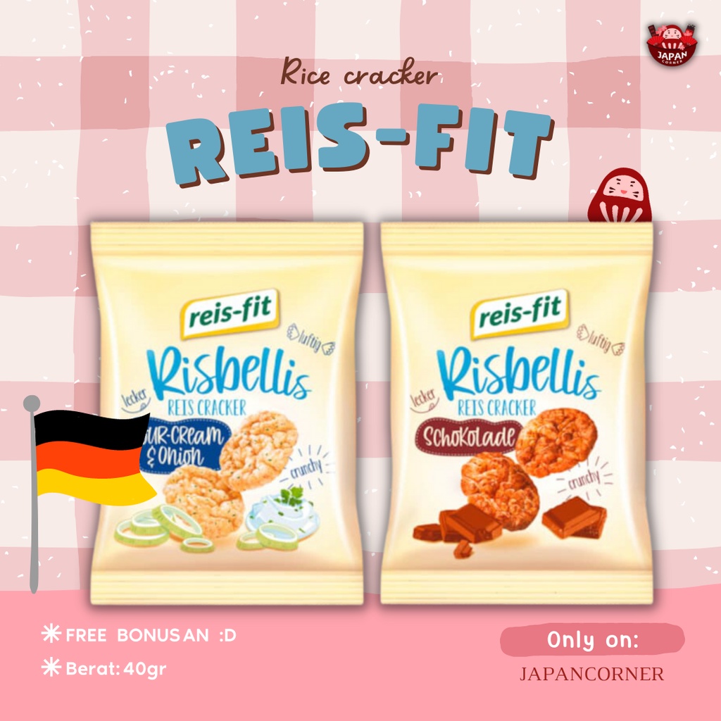 Jual reis-fit Rice Cake 40g | Shopee Indonesia