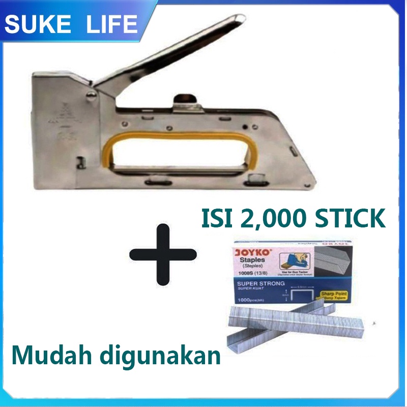 Jual Stapler Tembak Dan Isinya yang cocok Guntacker Isi atau Refil 13/8 ...