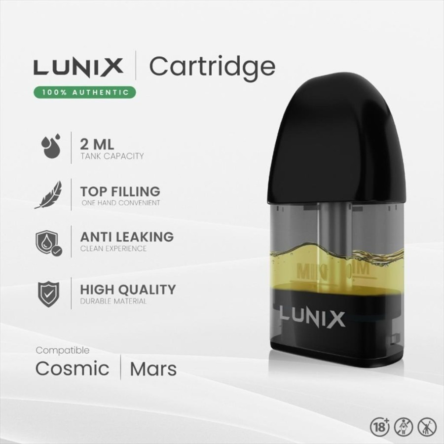 Jual CARTRIDGE LUNIX COSMIC MARS POD FIT FOR A2 AK2 A2S CARTRIDGE ...
