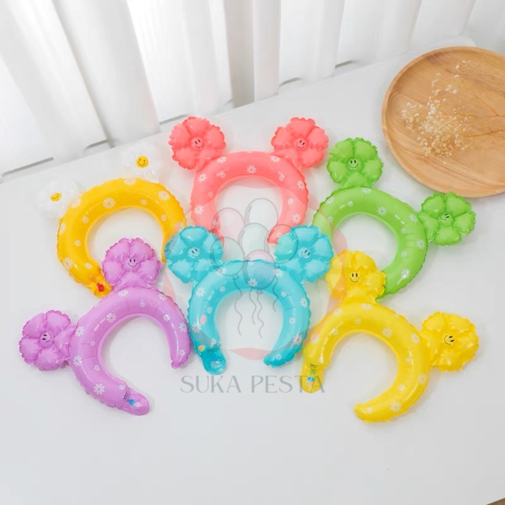 Jual Balon Bando Bunga Macaron / Balon Foil Bando Pastel | Shopee Indonesia