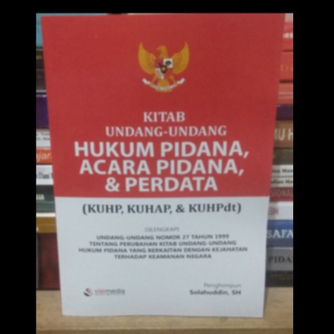 Jual Kitab undang undang hukum pidana acara pidana & perdata S ...