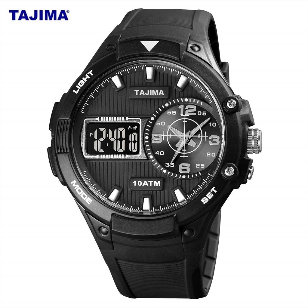 Jual TAJIMA Jam Tangan Pria Analog Digital 9349 LED Light Water Resist ...