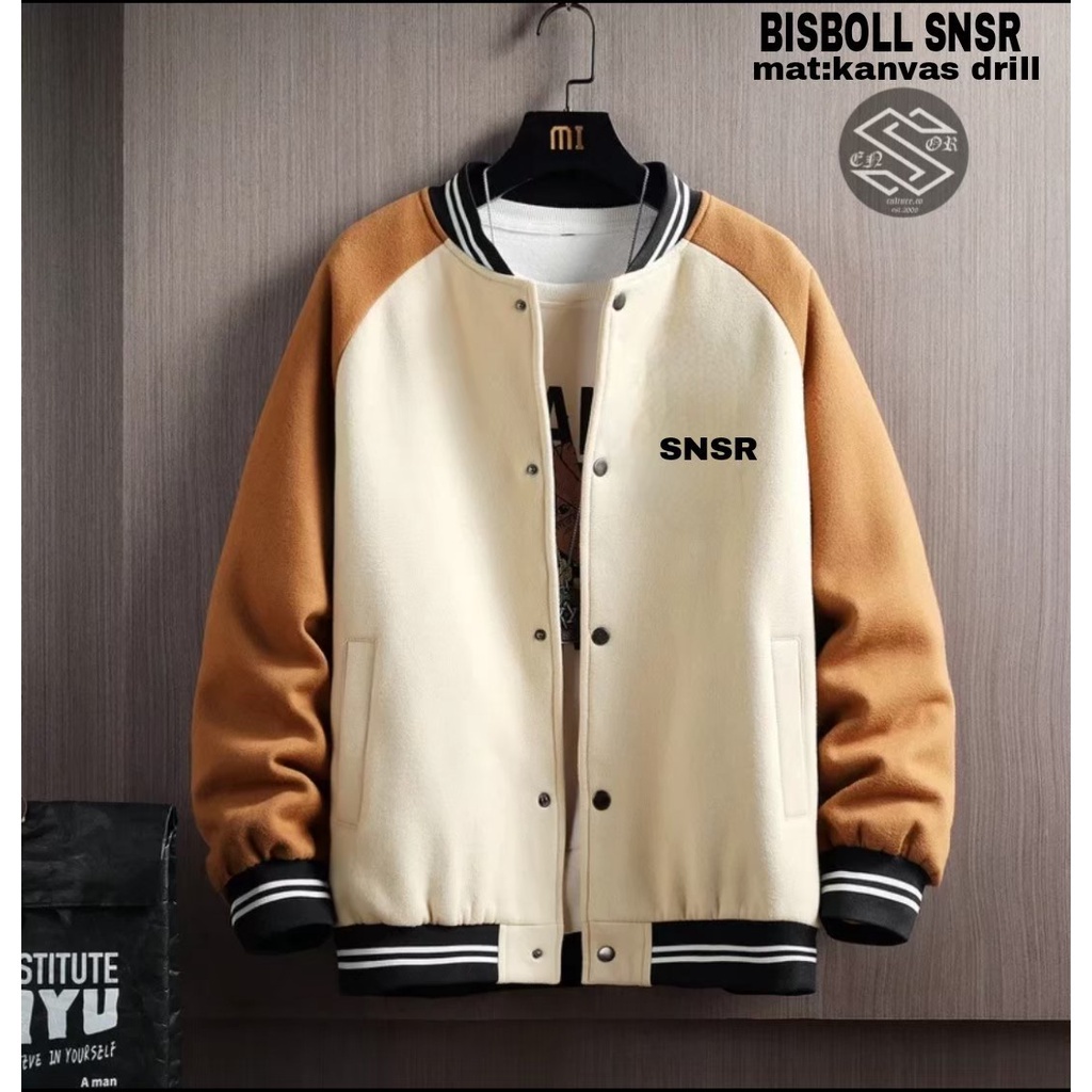 Jual Jaket Baseball Varsity bomber Kancing CUSTOM SABLON Pria Wanita ...
