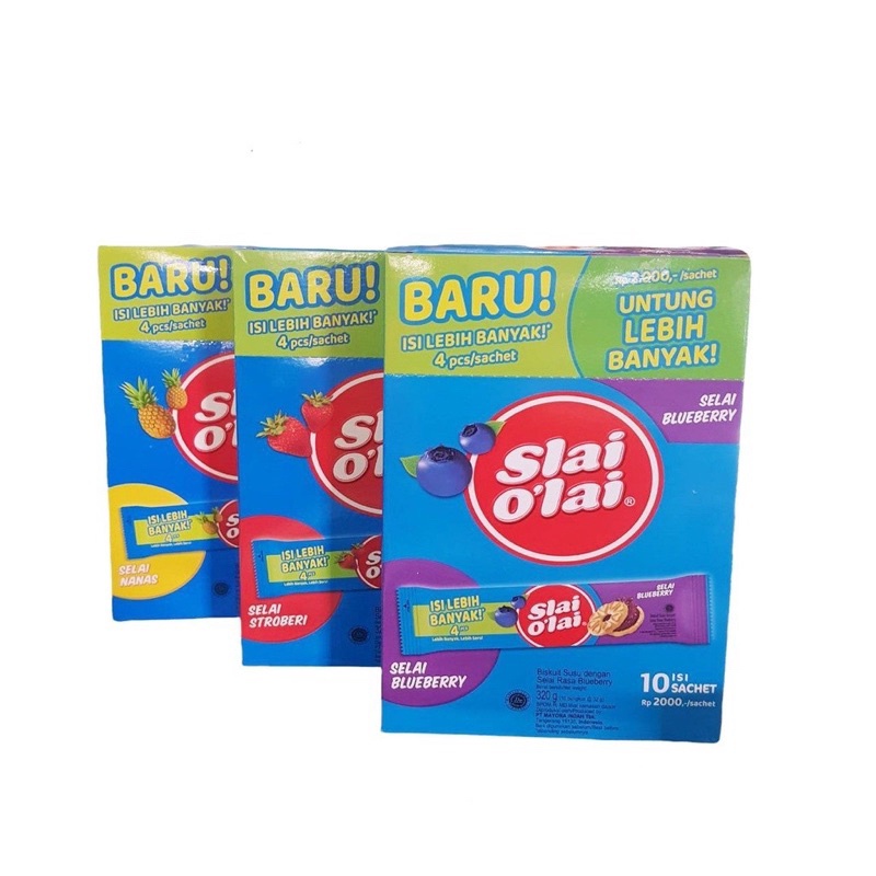 Jual Biskuit Slai Olai (1 Box Isi 10 Pcs @ 32 gr) | Shopee Indonesia