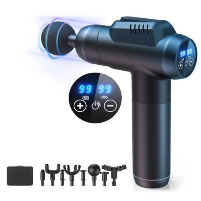 Jual Alat Pijat Getar Elektrik Massage Gun Muscle Relax Massager High ...
