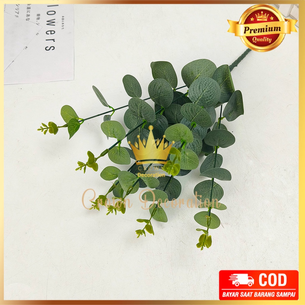Jual Daun Dollar KW cabang 7 Tiruan Artificial Daun Ekaliptus ...