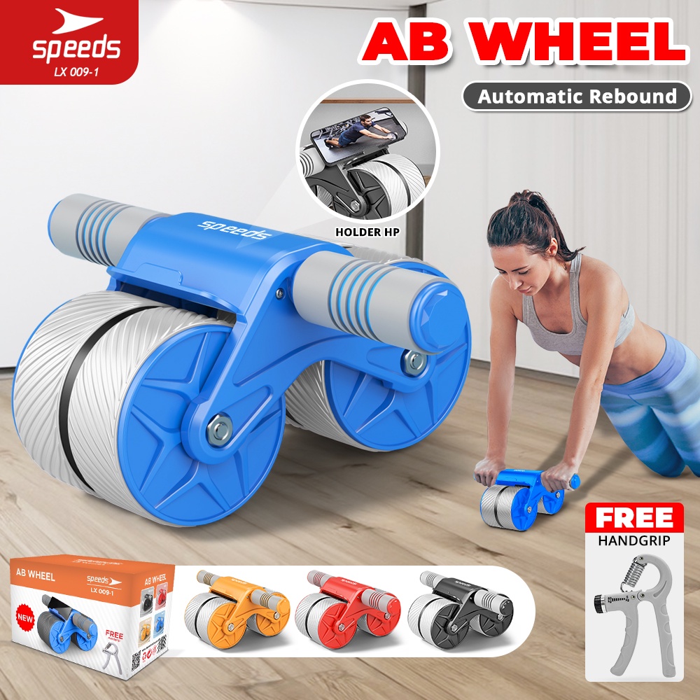 Jual SPEEDS AB Wheel Roller Abdominal Roller Alat Olahraga Pelangsing ...