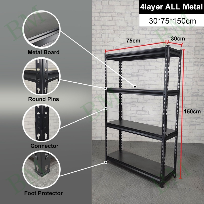 Jual Rak Besi Siku Rak Besi Serbaguna Rak Gudang 5 Susun Rak Aquarium ...