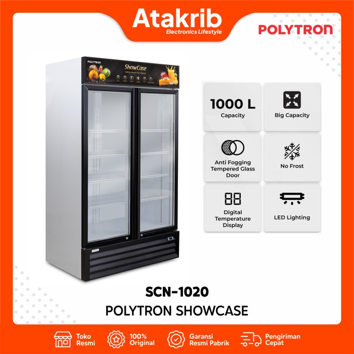 Jual POLYTRON SHOWCASE SCN-1020 / SCN 1020 - 1000 Liter | Shopee Indonesia