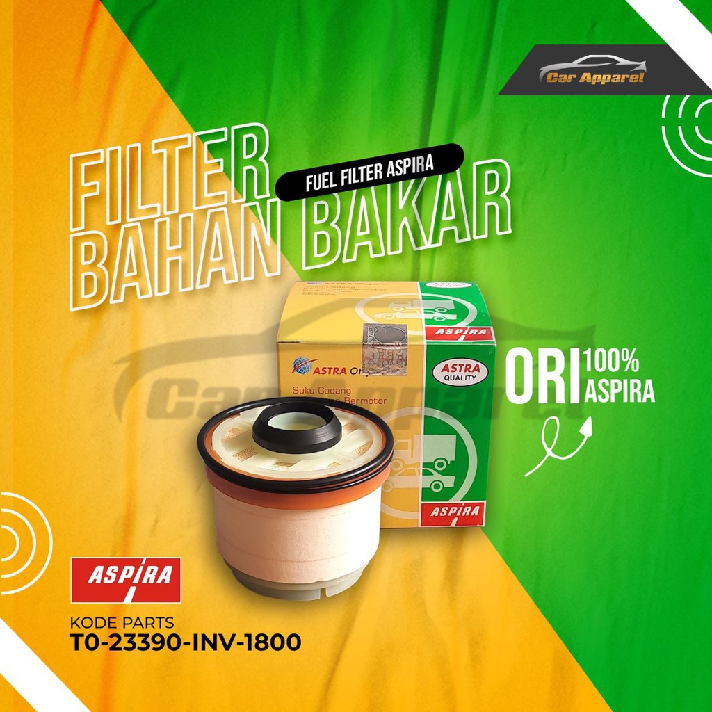 Jual Filter Solar ISUZU MUX DMAX Aspira TO 23390-INV Solar Filter ...