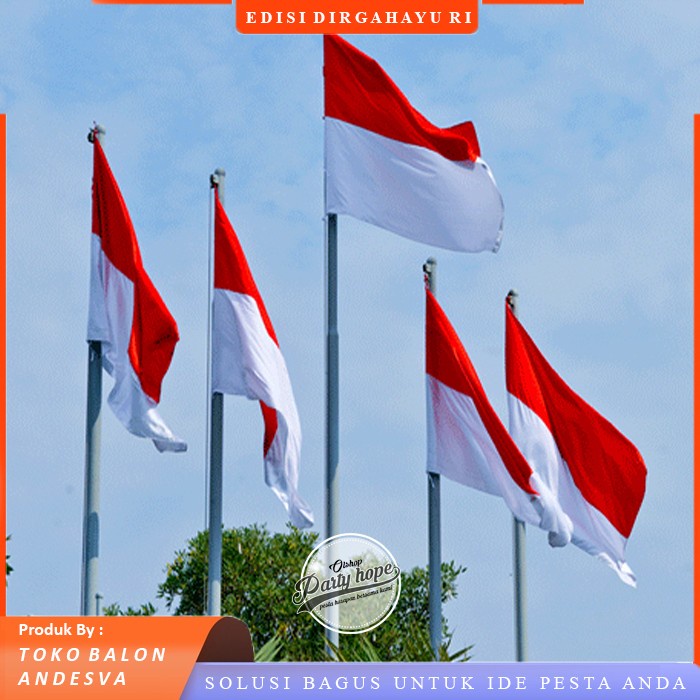 Jual Bendera Merah Putih indonesia / Bendera Indonesia Kain Merah Putih ...