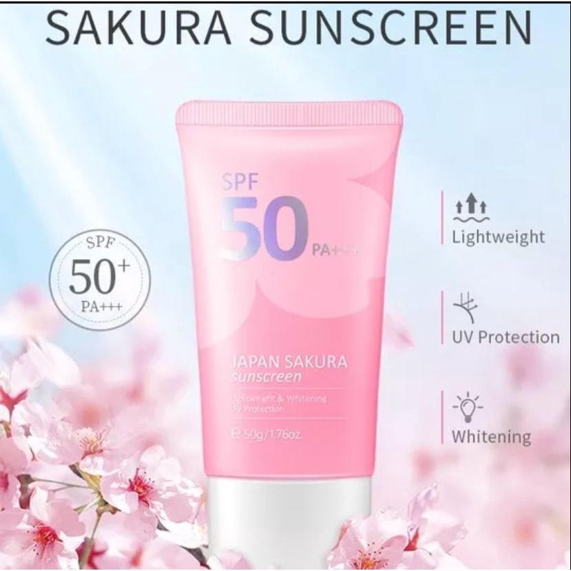 Jual LAIKOU Japan Sakura Sunscreen Wajah Sunblock Tubuh Perlindungan ...