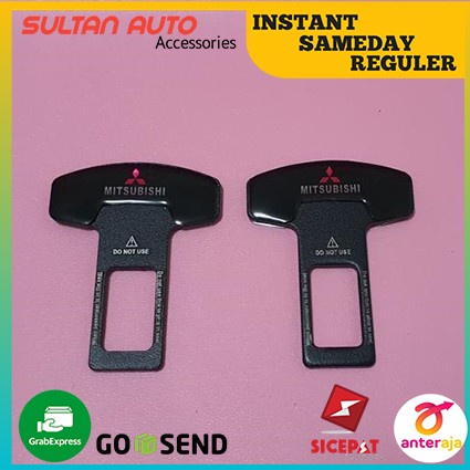 Jual Seat Belt Buckle Buzzer Alarm Stopper/ Sticker Hologram Mitsubishi ...