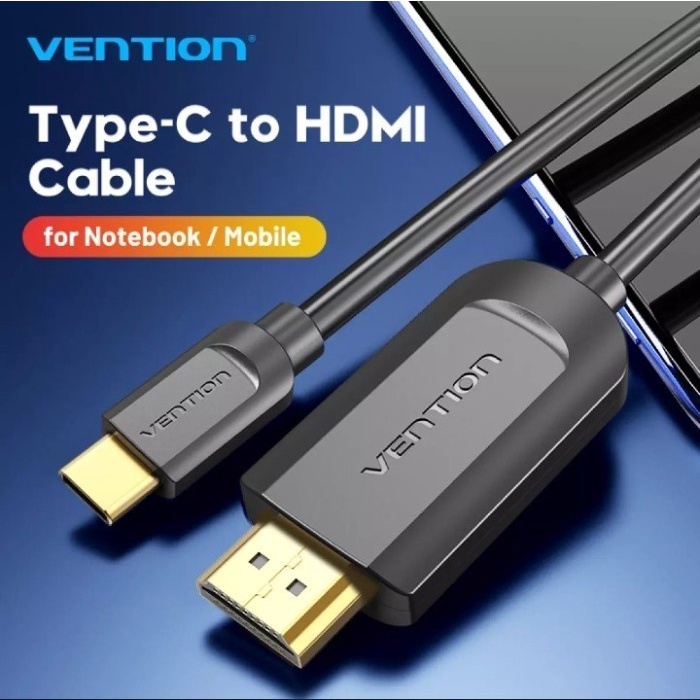 Jual Vention Kabel USB Type C Male To HDMI Male 4K | Shopee Indonesia