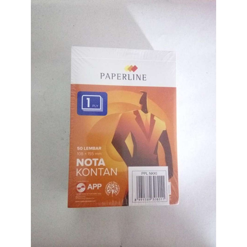 Jual Nota Kontan Paperline Kecil 1 PLY berukuran 108x155mm | Shopee ...