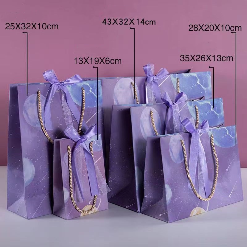 Jual Paper Bag Tote Bag / Gift Box Tote Bag / High-end Gift Paper Bag ...