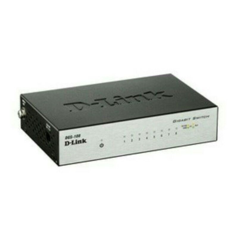 Jual D-Link DGS-108GL Switch Dekstop Unmanaged 8-port Gigabit DGS-108 S ...