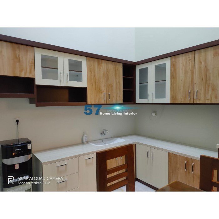 Jual Lemari Kitchen Set - Dapur Minimalis Modern Bahan Plywood HPL ...