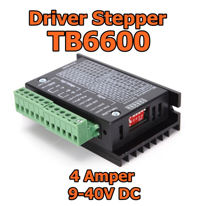 Jual TB 6600 Stepper Motor Driver TB6600 Single Axis 4A 9 - 40V DC ...
