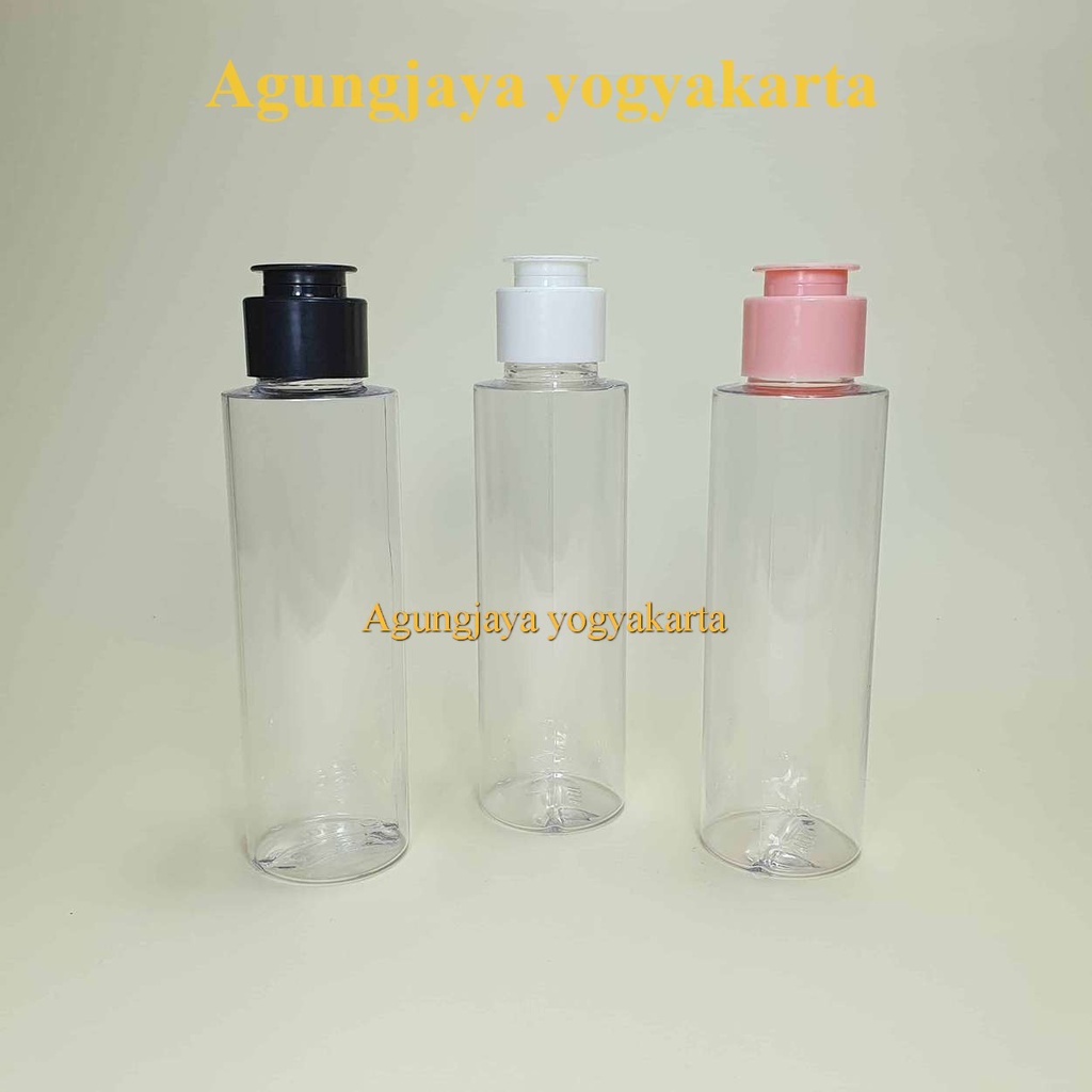 Jual Botol 100 ml RF Panjang Natural Tutup Fliptop / Botol Plastik / Botol Fliptop / Botol Toner ...