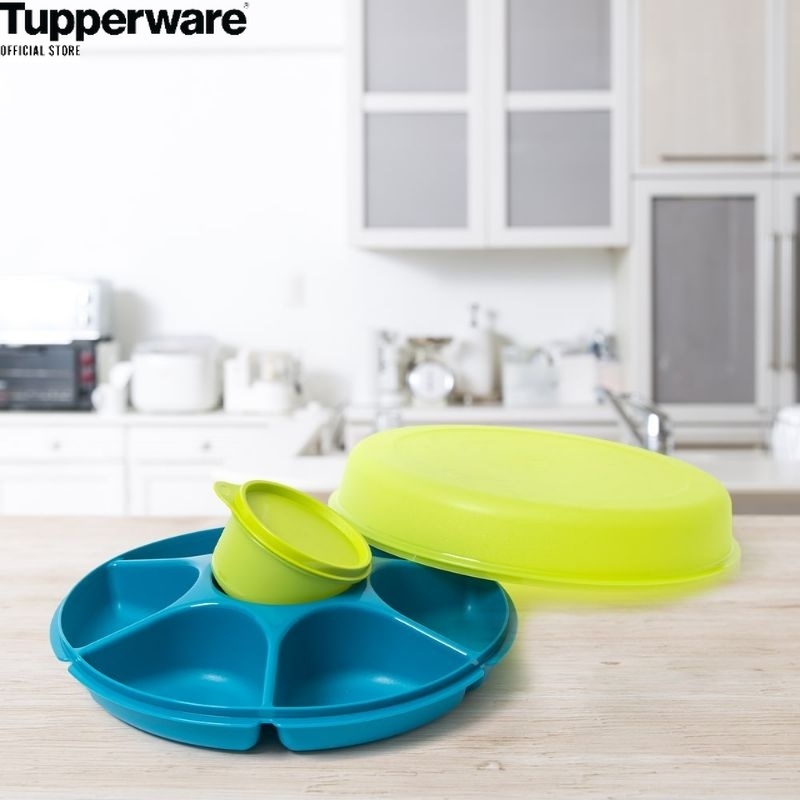 Jual TUPPERWARE TEMPAT KUE LARGE SERVING CENTER PLASTIK BELI | Shopee Indonesia