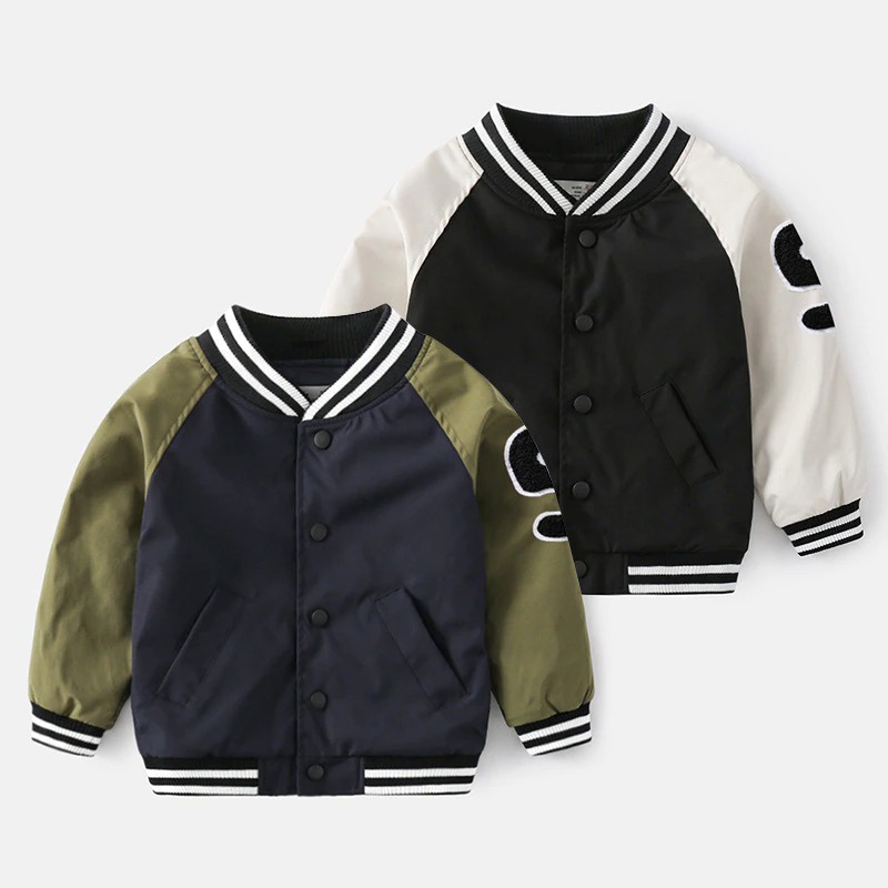 Jual Jacket Anak Baseball Model Varsity Unisex Terbaru Usia 1 2 3 4 5 6 ...