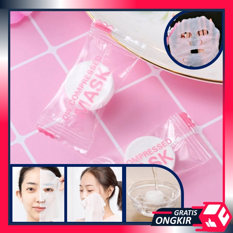 Jual Gratis Ongkir - 5609 Compressed Paper Mask Sheet / Mask Paper ...