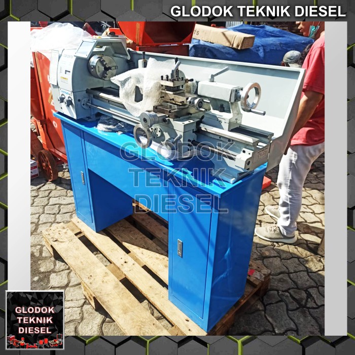 Jual MESIN BUBUT BESI BENCH LATHE CQ 6125 PANJANG 750 MM ORIGINAL ...