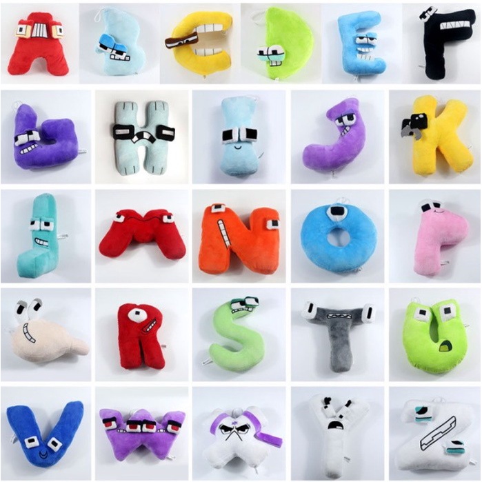 Jual [LOGU] Mainan alfabet mata Alphabet Lore Number Lore, Gantungan ...