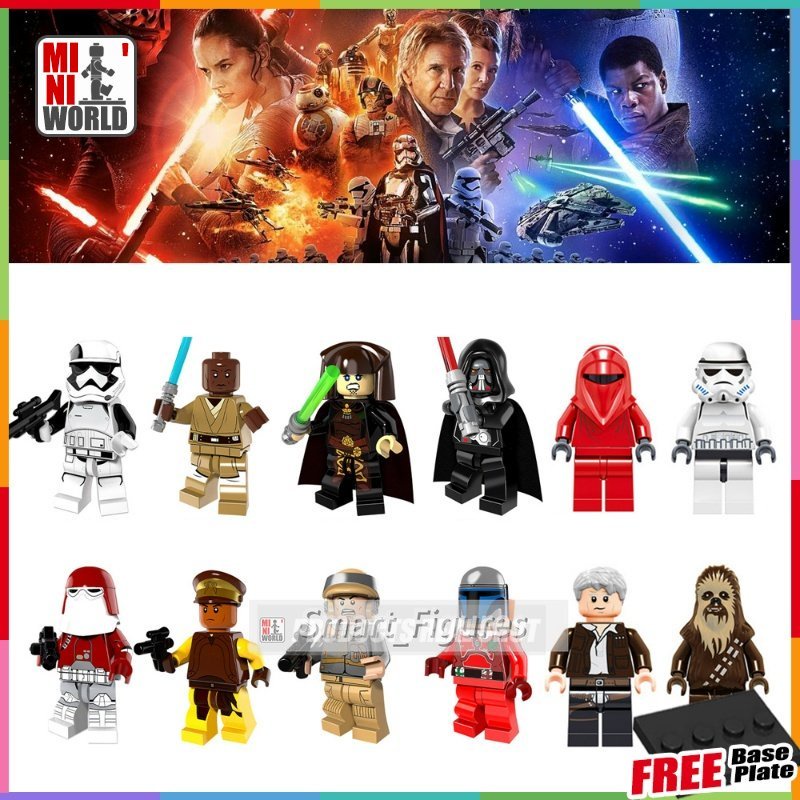 Jual Star Wars Minifigures Naboo Guard Clone Trooper Royal Guard Jango ...