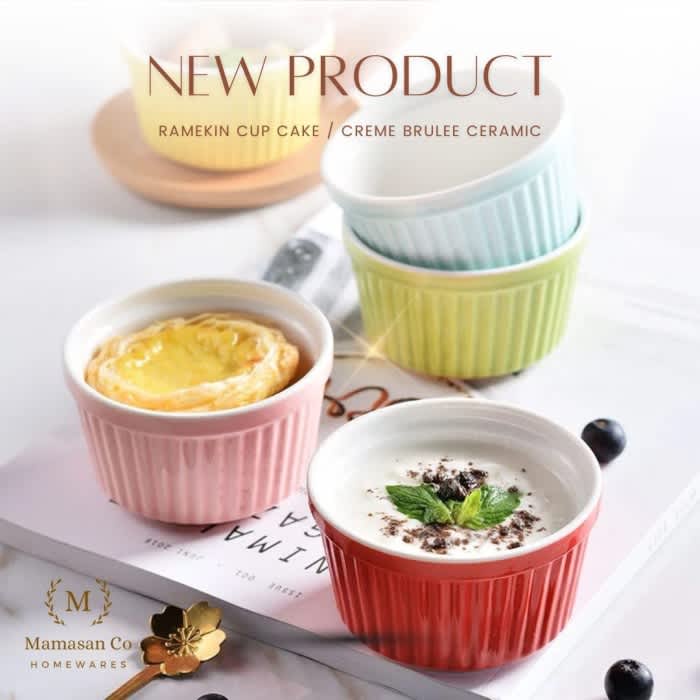 Jual Ramekin Cupcake / Creme Brulee Ceramic Bowl Mangkok Keramik | Shopee Indonesia