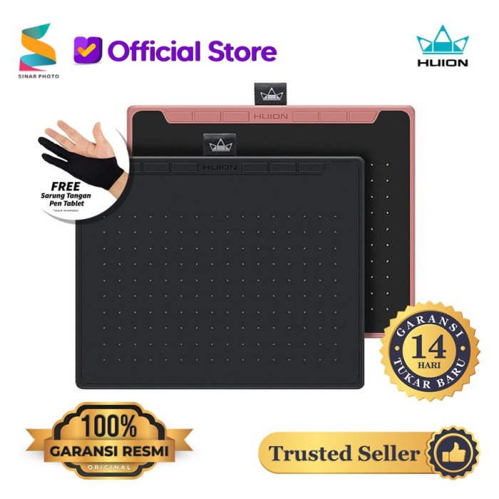 Jual Huion RTS300 /RTS 300 Inspiroy Pen Tablet Small Garansi Resmi 1 ...