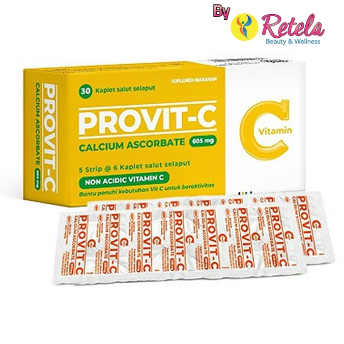 Jual PROVIT-C CALCIUM 605MG 30 CAPSUL | Shopee Indonesia