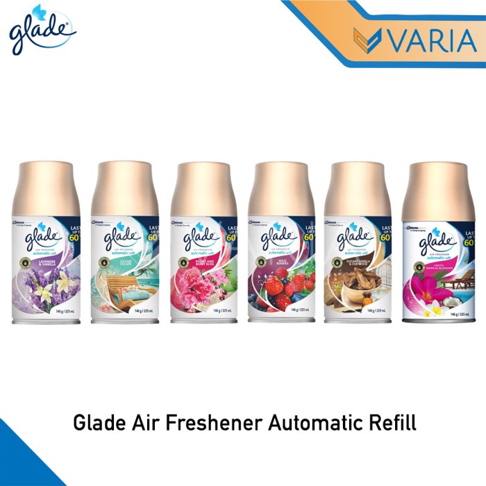 Jual Glade Automatic Spray Refil 225 ml Pengharum Ruangan Otomatis Aerosol | Shopee Indonesia