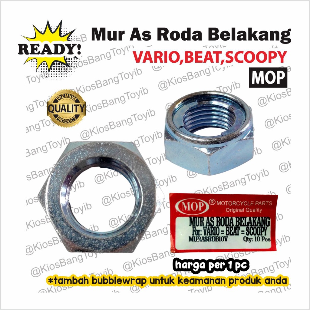 Jual Mur As Roda Belakang Honda BEAT VARIO SCOOPY SPACY (Yusho ...