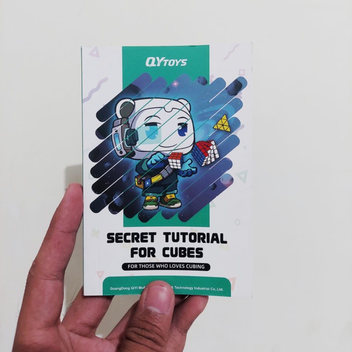 Jual Buku Rumus Rubik 2x2 3x3 CFOP 4x4 Merk Qiyi Versi Bahasa Inggris ...
