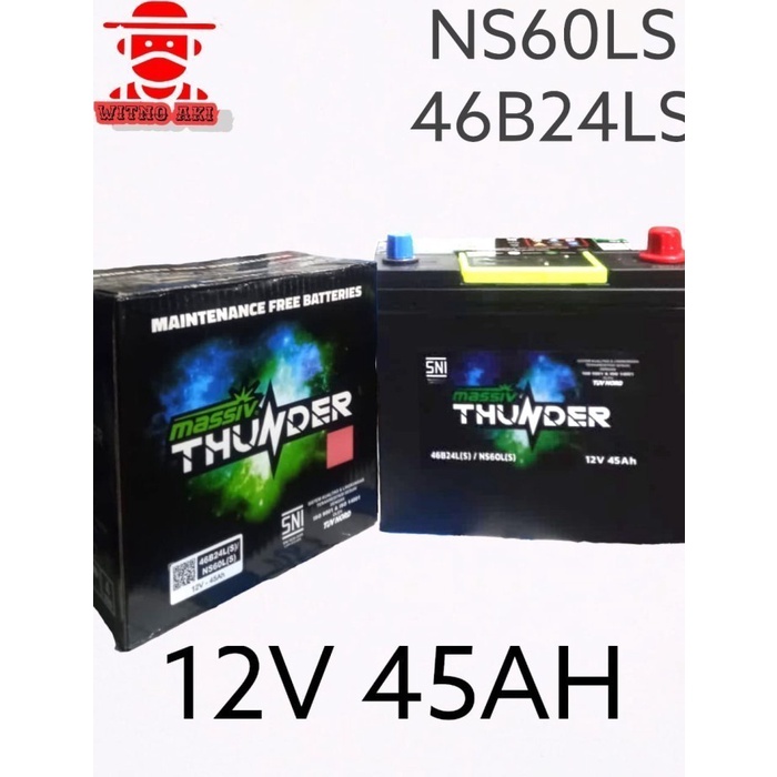 Jual Aki kering mobil toyota sienta ns60ls 46b24ls 12v 45ah massiv ...