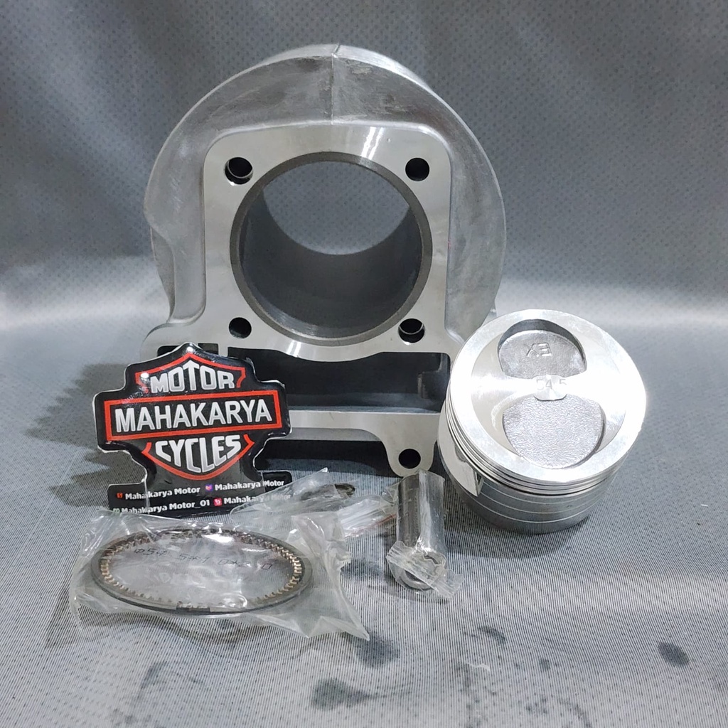 Jual BLOK SEHER BEAT KARBU 54.5MM 53MM RACING CYLINDER BLOK BORE UP XB ...