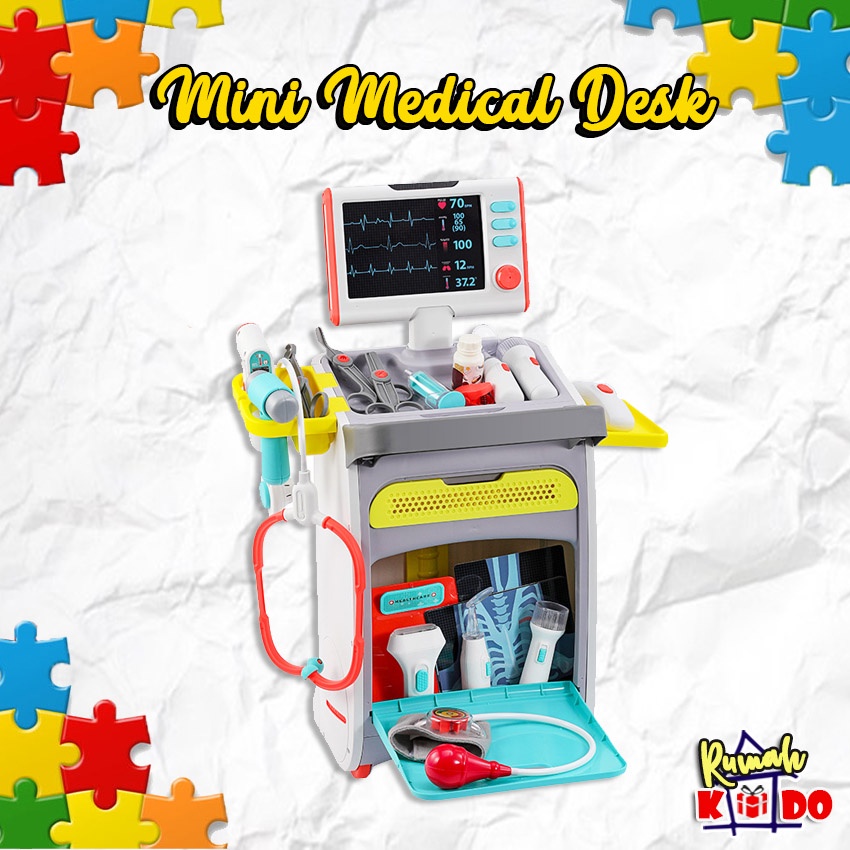 Jual BISA COD Mini Medical Desk Mainan Ketangkasan Anak Alat Dokter ...