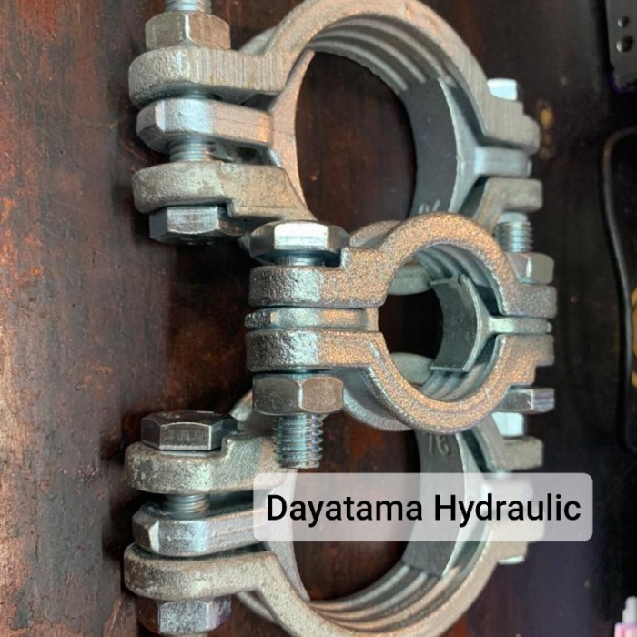 Jual Clamp Double Bolt SL 76 Clamp Hose 2 inch | Shopee Indonesia