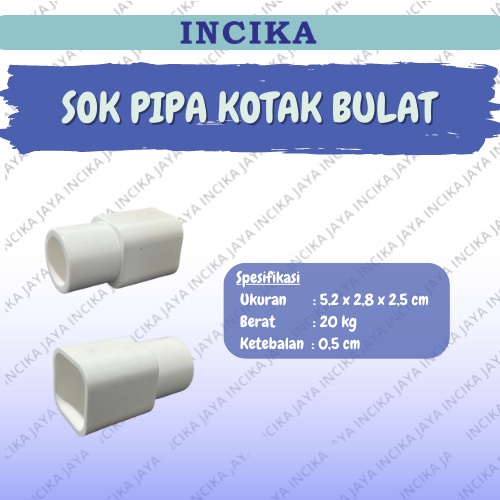 Jual SOK PIPA PENGHUBUNG PIPA BENTUK KOTAK DAN BULAT - SOK PIPA ...